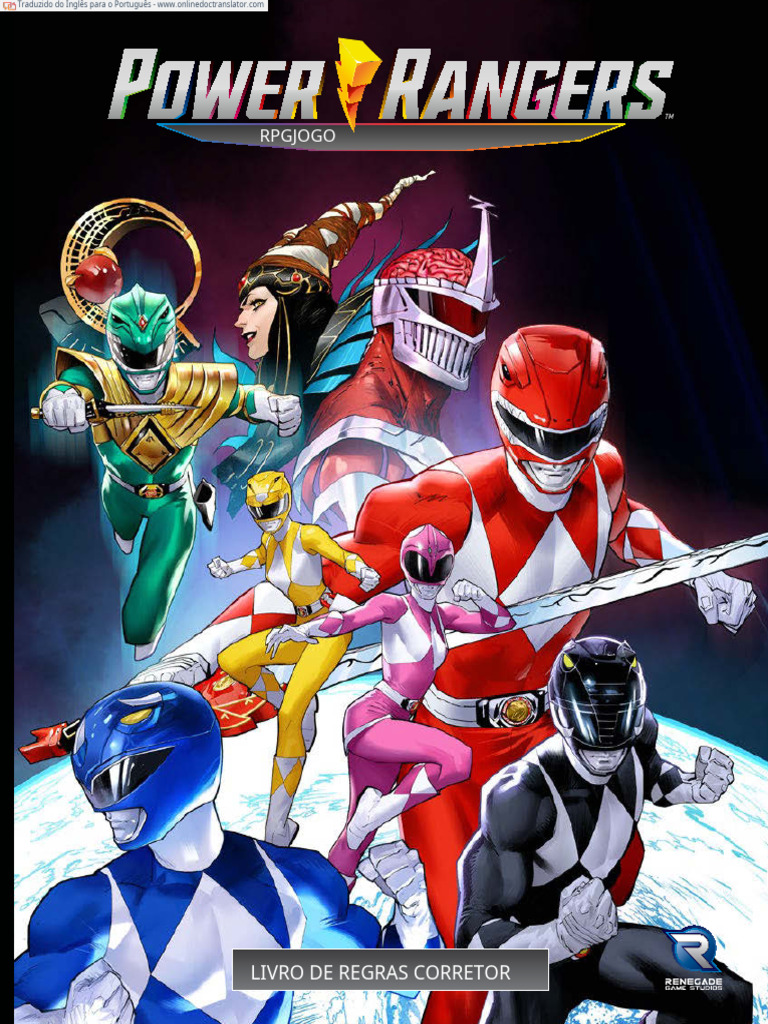 Regras do RPG Power Rangers: Guia Completo | PDF | Jogos de RPG