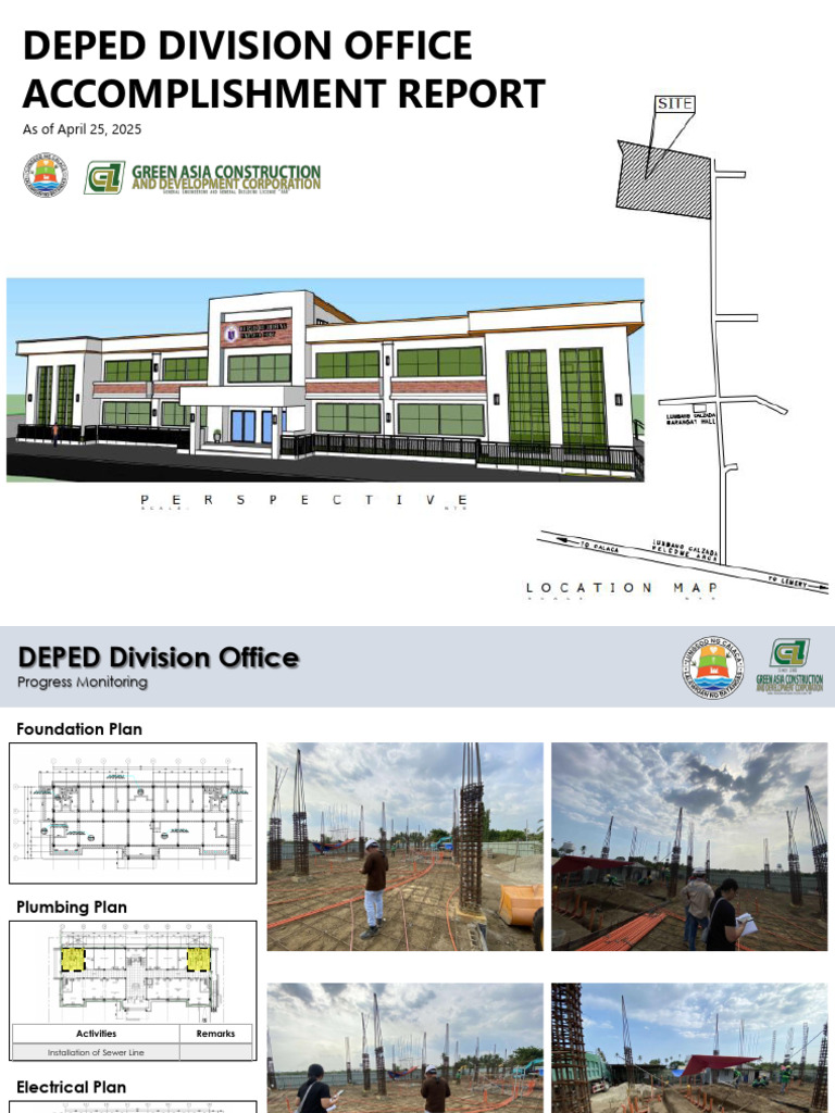 DEPED Division Office Accomplishment Report | PDF