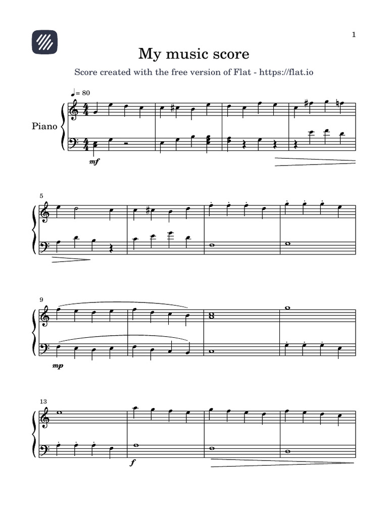 My Music Score | PDF