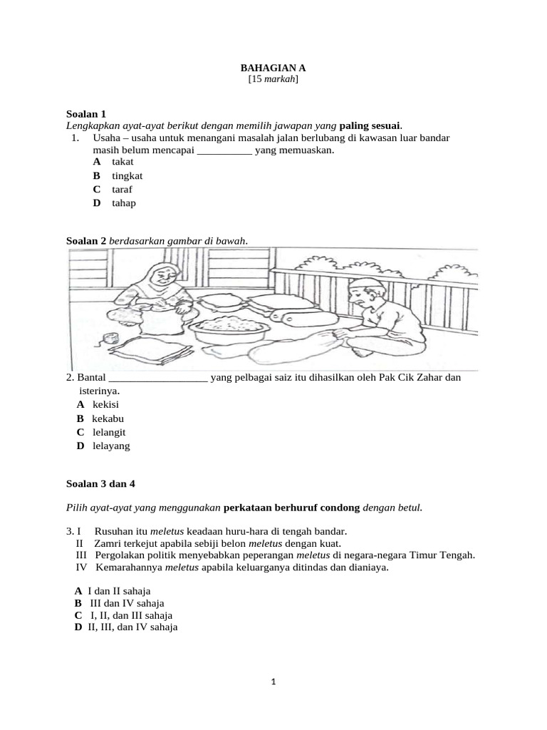 Uasa BM T3 2024 | PDF