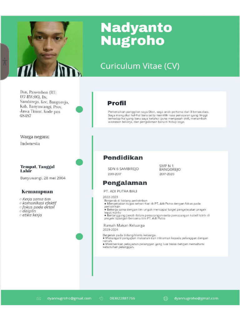 CV Dian Fix) | PDF
