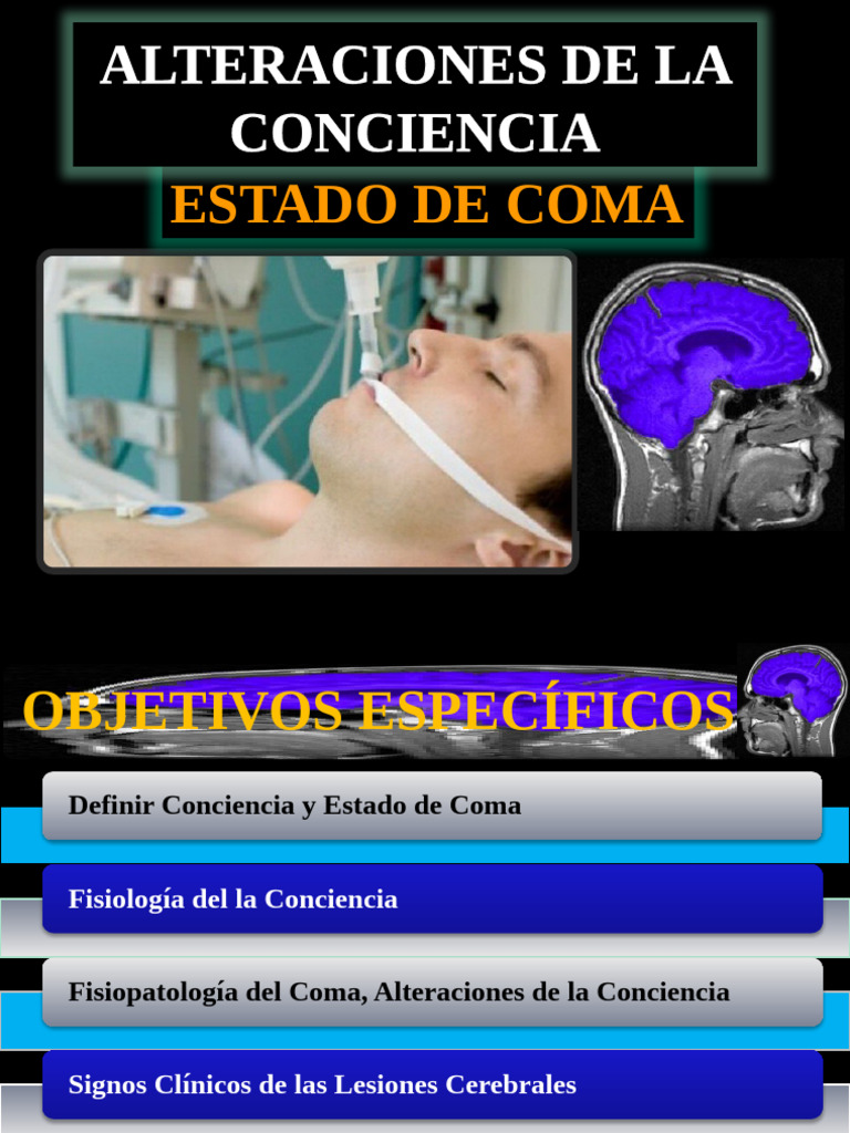 Coma Semiologia y Fisiopatologia | PDF | Coma | Cerebro