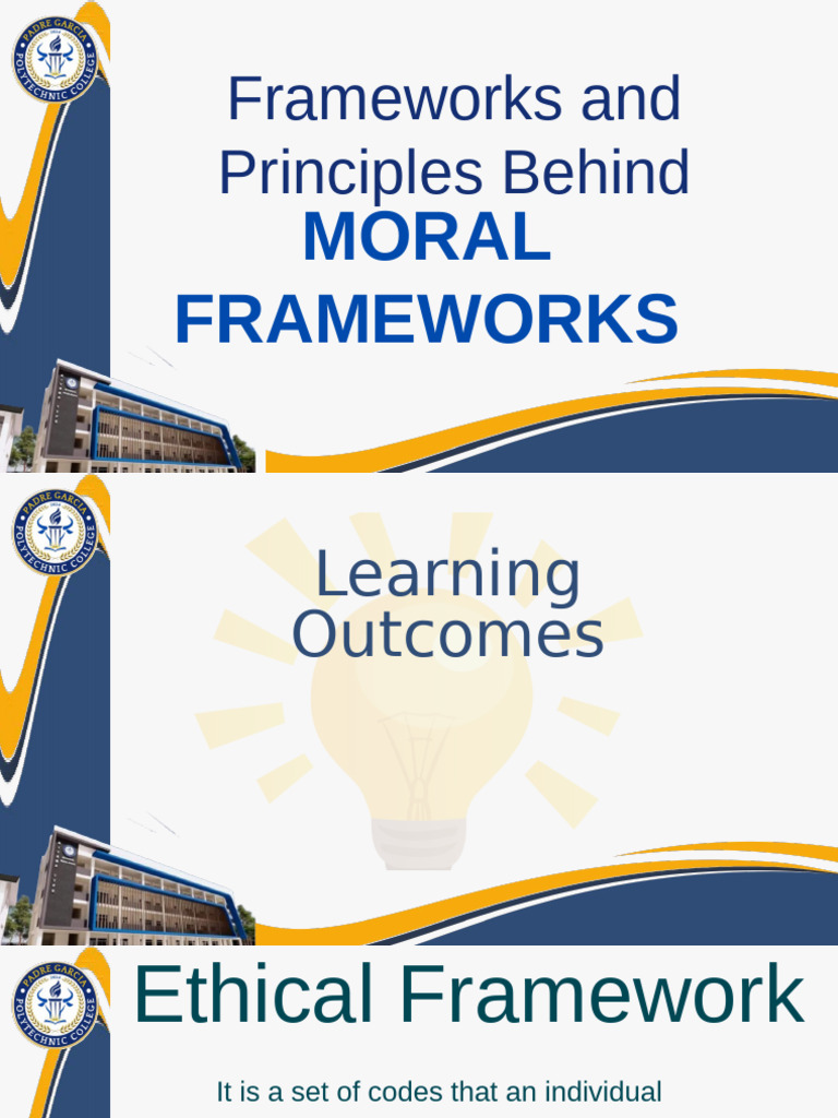 Frameworks and Principles Behind Our Moral Disposition | PDF | Virtue ...