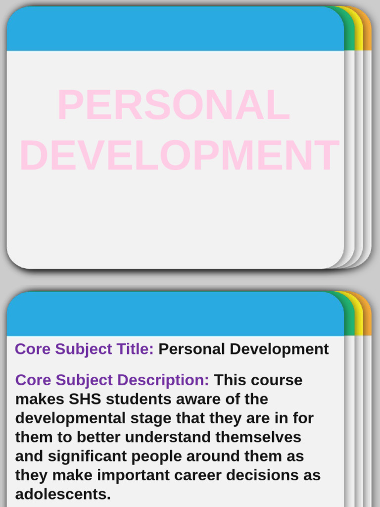 PD Orientation and Lesson | PDF | Thought | Self