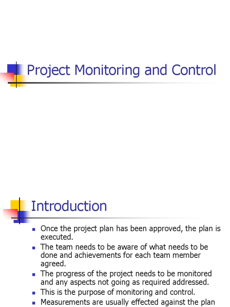 Project Monitoring and Control Autosaved | PDF | Surveillance | Project ...