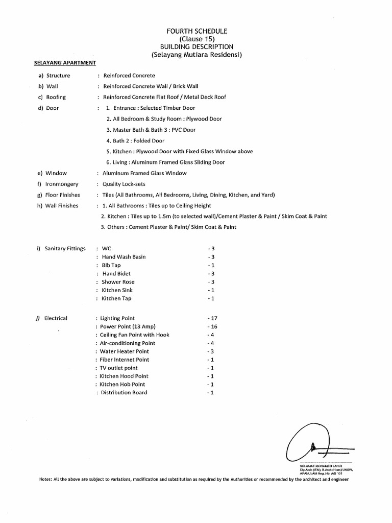 Selayang-Fourth Schedule | PDF