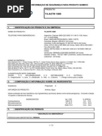 Fichas de Segurança Simplificada AQP - METANOL | PDF | Metanol | Oxigênio