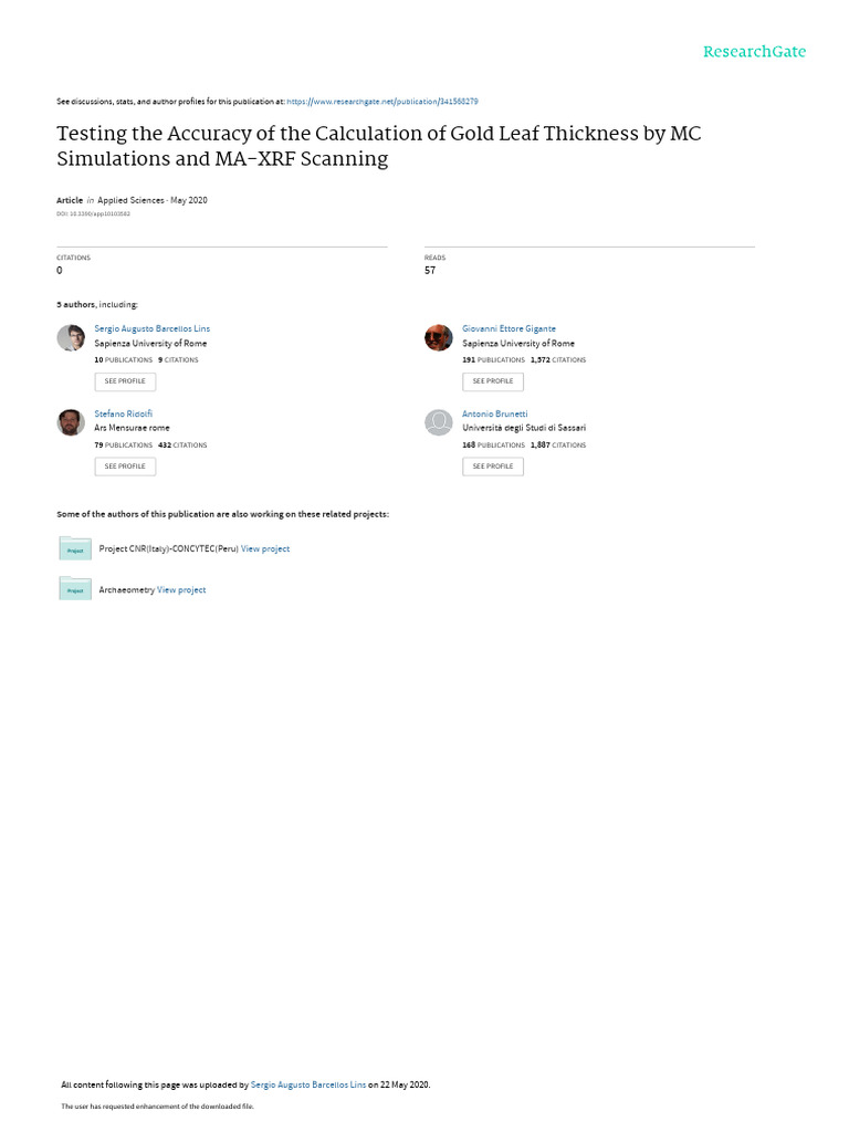 6-BarcellosLinsS A Etal 2020b | PDF | Monte Carlo Method | Sampling (Statistics)