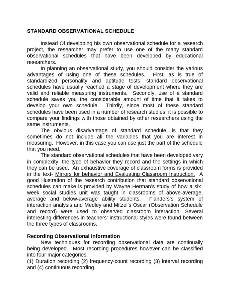 Observational Techniques-2 | PDF | Bias | Qualitative Research