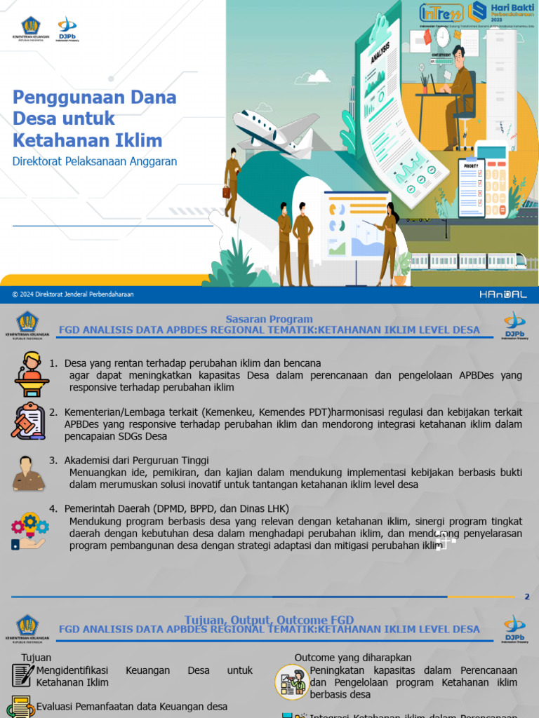 Paparan Ketahanan Iklim Dandes 2025 Jatim Edit | PDF