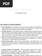 Forensic Ballistics | PDF | Forensic Science | Crime Scene