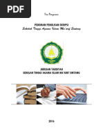 Pedoman Penulisan Tugas Akhir Mahasiswa Program Sarjana | PDF