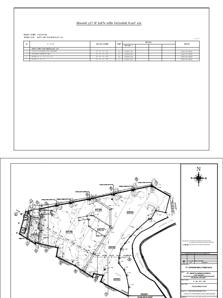 DWG Rev.1 CNF Packaging Plant Cikarang ASK | PDF