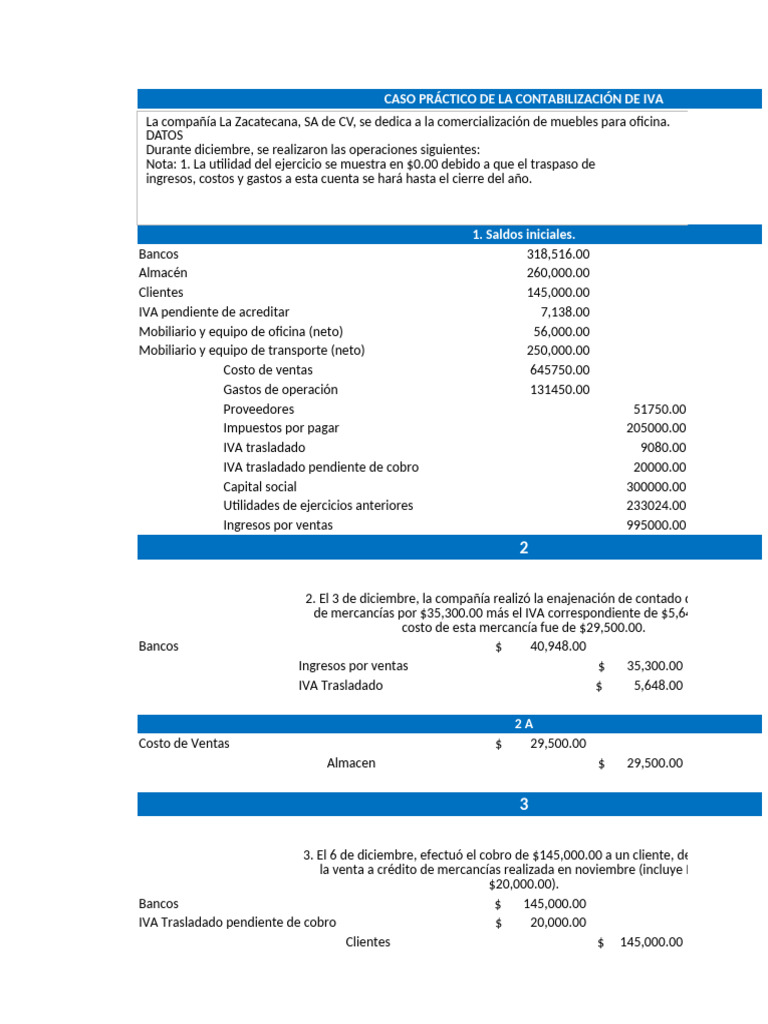 Ejercicios Del IVA | PDF | Bancos | Cheque