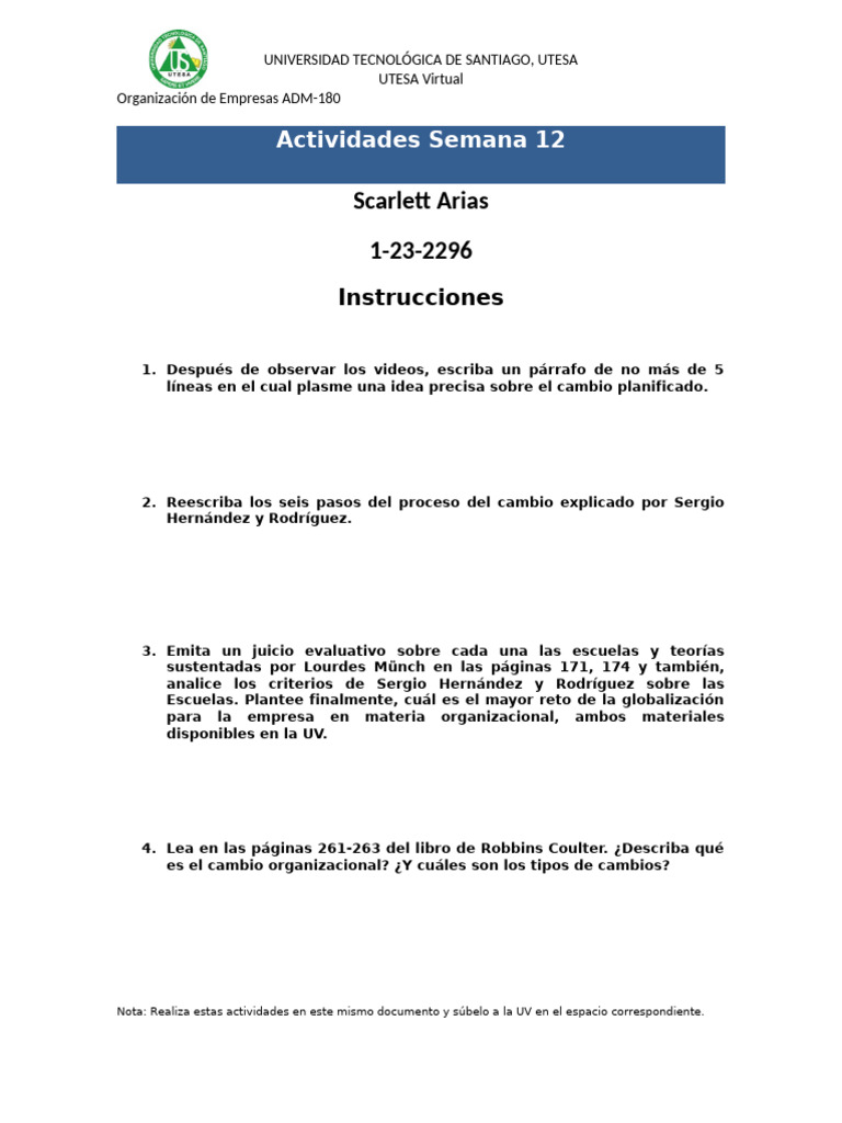 Actividades Semana 12 Pdf