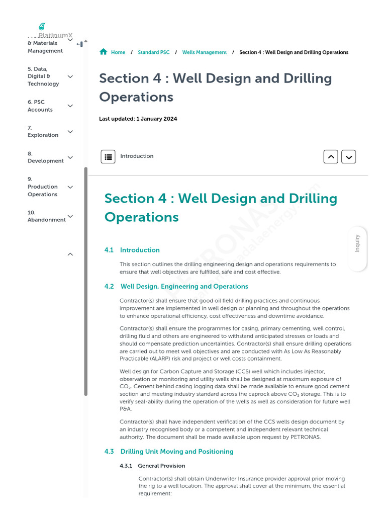 4. Well Design and Drilling Operations | PDF | Casing (Borehole)