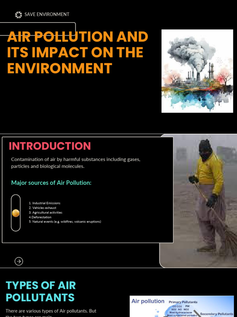Air Pollution and Its Impact On The Environment | PDF | Air Pollution ...