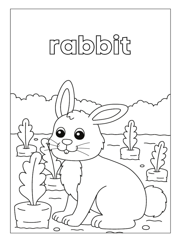 Animal Habitats Coloring Booklet in Grayscale Illustrative Style | PDF