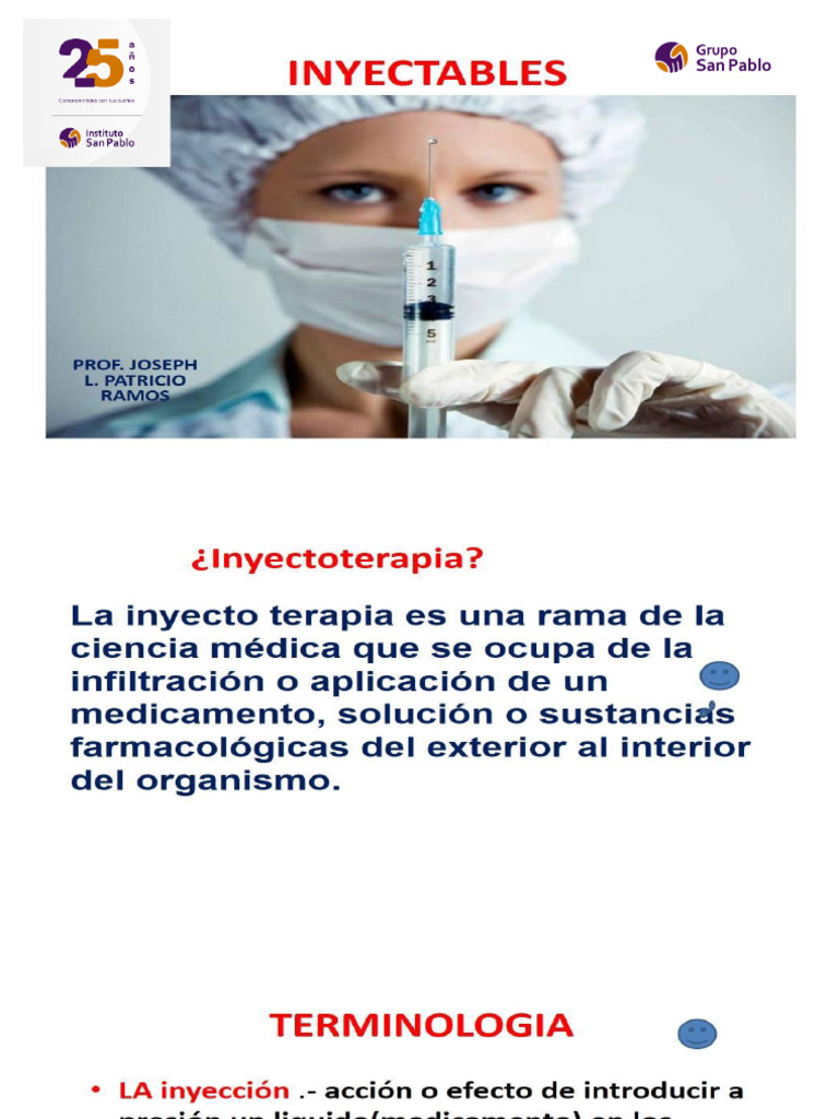 INYECTABLES SESION 1 INST, SAN PABLO (1) | PDF
