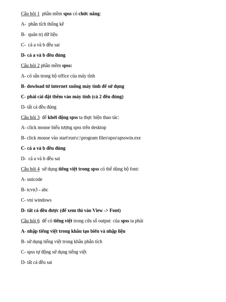 681931897-TRẮC-NGHIỆM-SPSS (1) | PDF