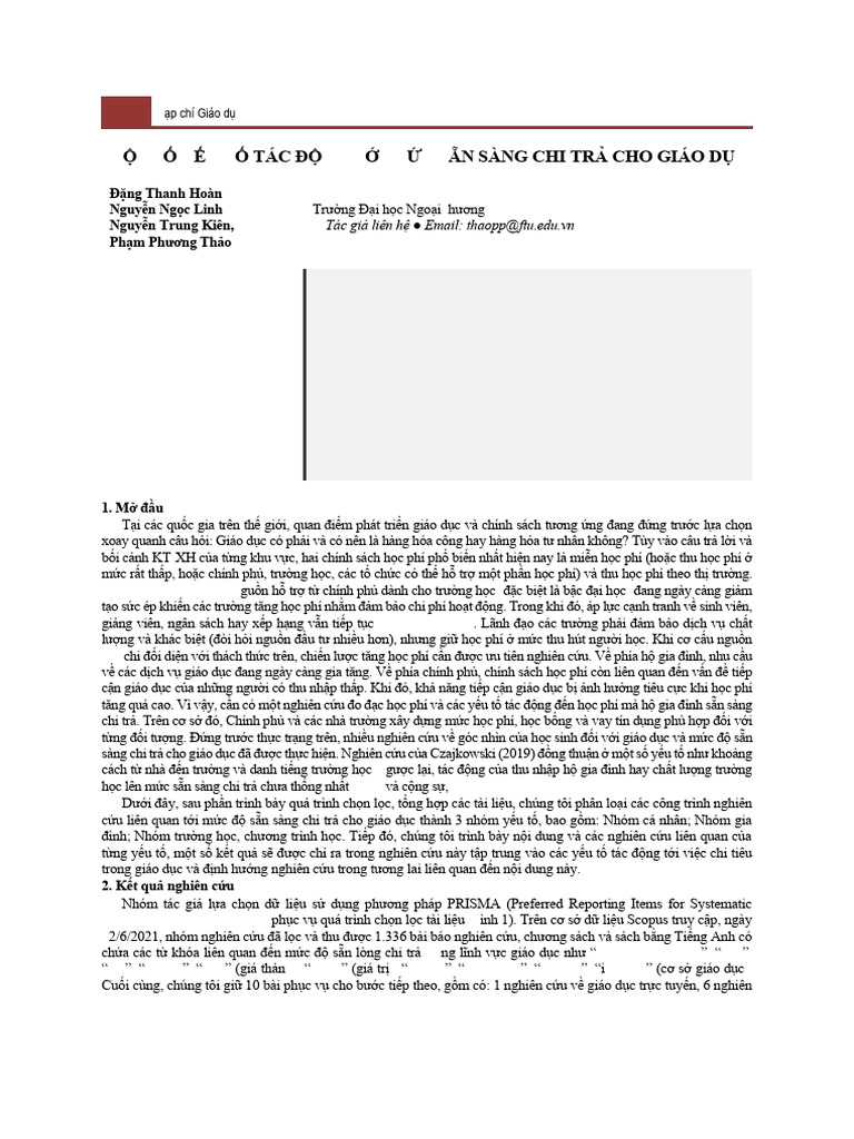 NG Thanh Hon Nguyn NGC Linh Nguyn Trung Kin PHM PHNG Tho | PDF