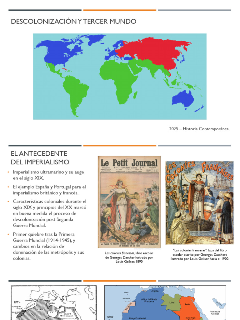 2025 - Descolonización y Tercer Mundo | PDF | Descolonización | Colonialismo