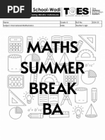 Cambridge Primary Checkpoint Maths P1 Specimen 2012 | PDF | Teaching ...