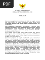 Teks UUD 1945 PDF Untuk Upacara | PDF