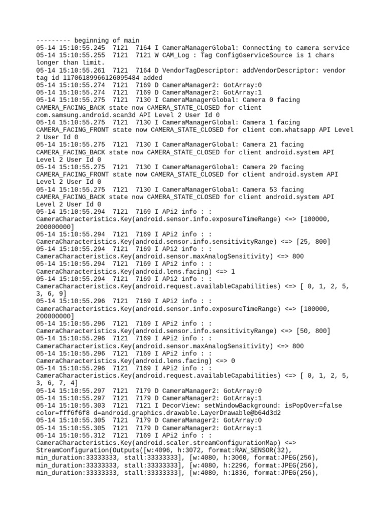 Log Cat 1747210255183 | PDF | Computer Programming | Software Engineering