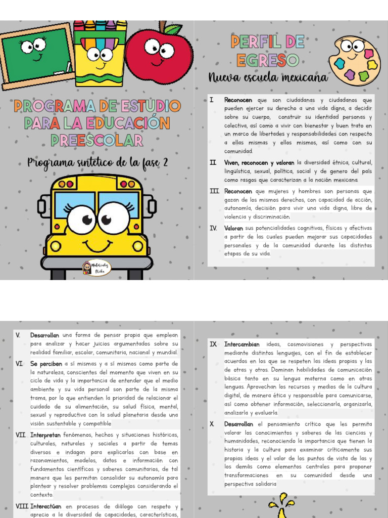 LLAVERO Programa de Estudio para La Educación Preescolar-4 | PDF ...