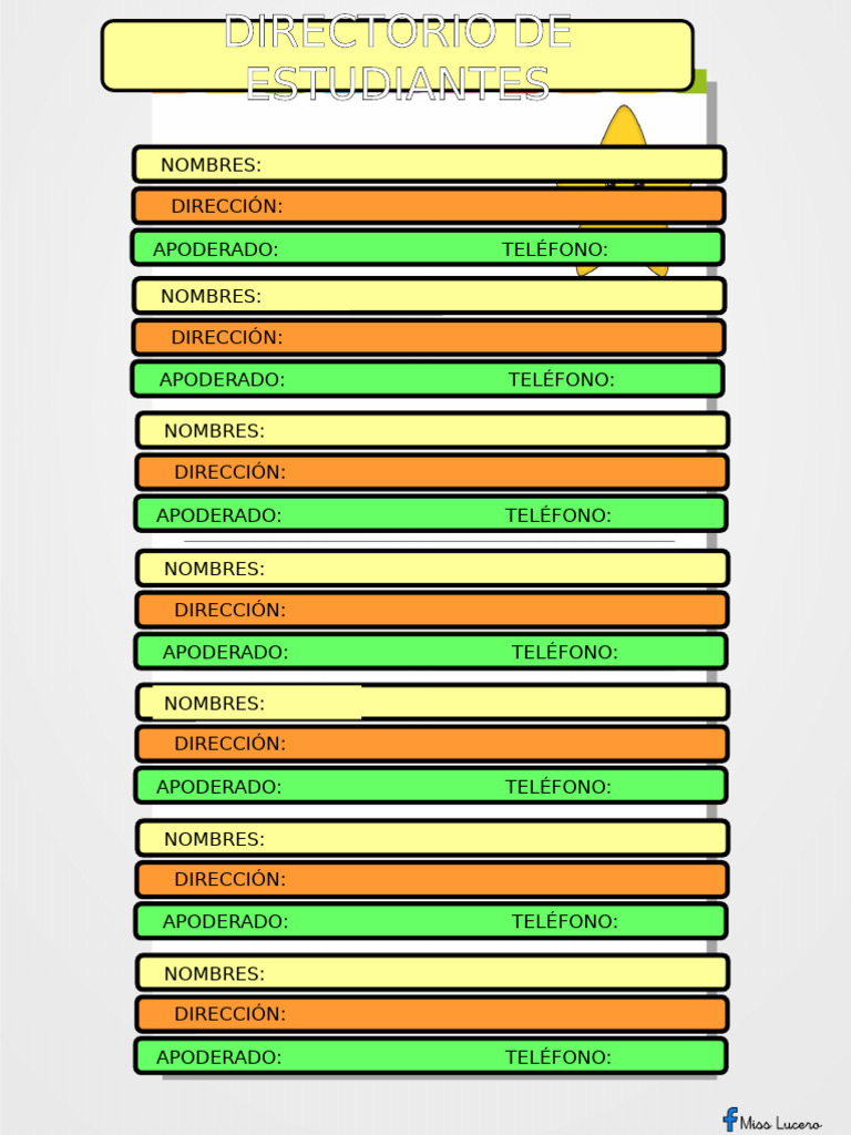 PPT Directorio de Estudiantes | PDF
