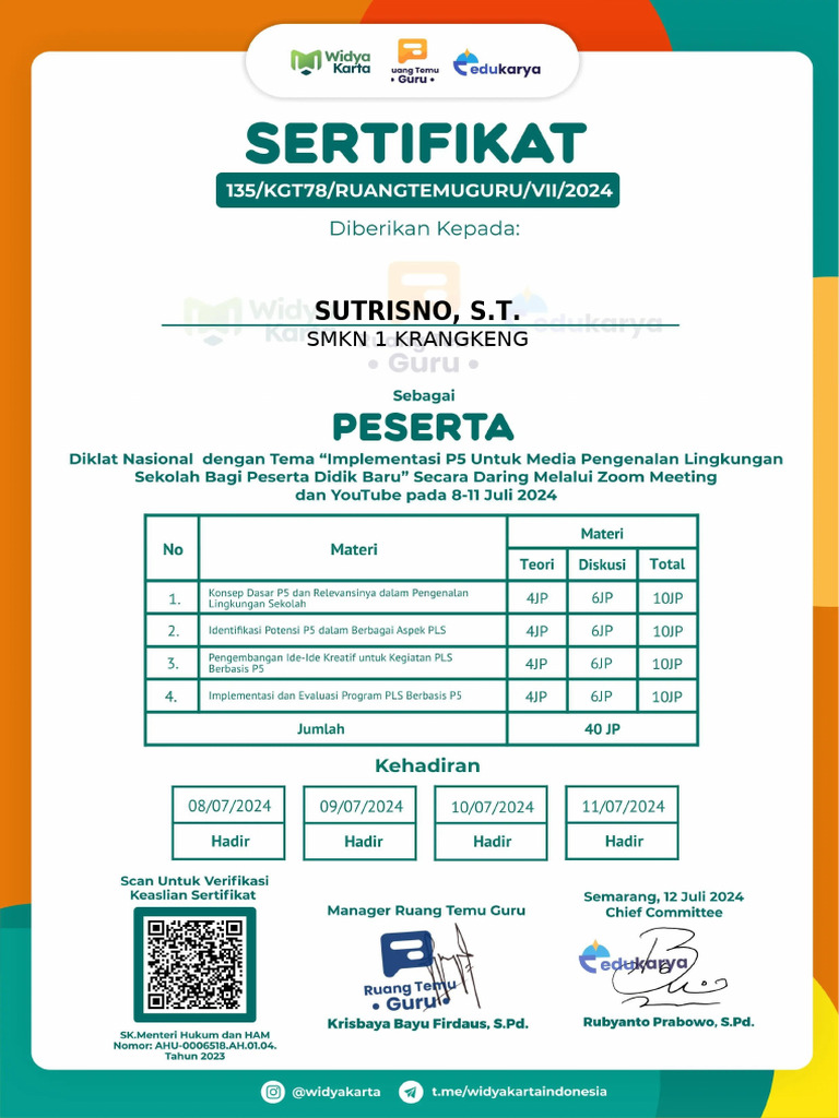 08-110724 - Widya Karta - 40JP - Implementasi P5 Untuk Media Pengenalan Lingkungan Sekolah Bagi ...