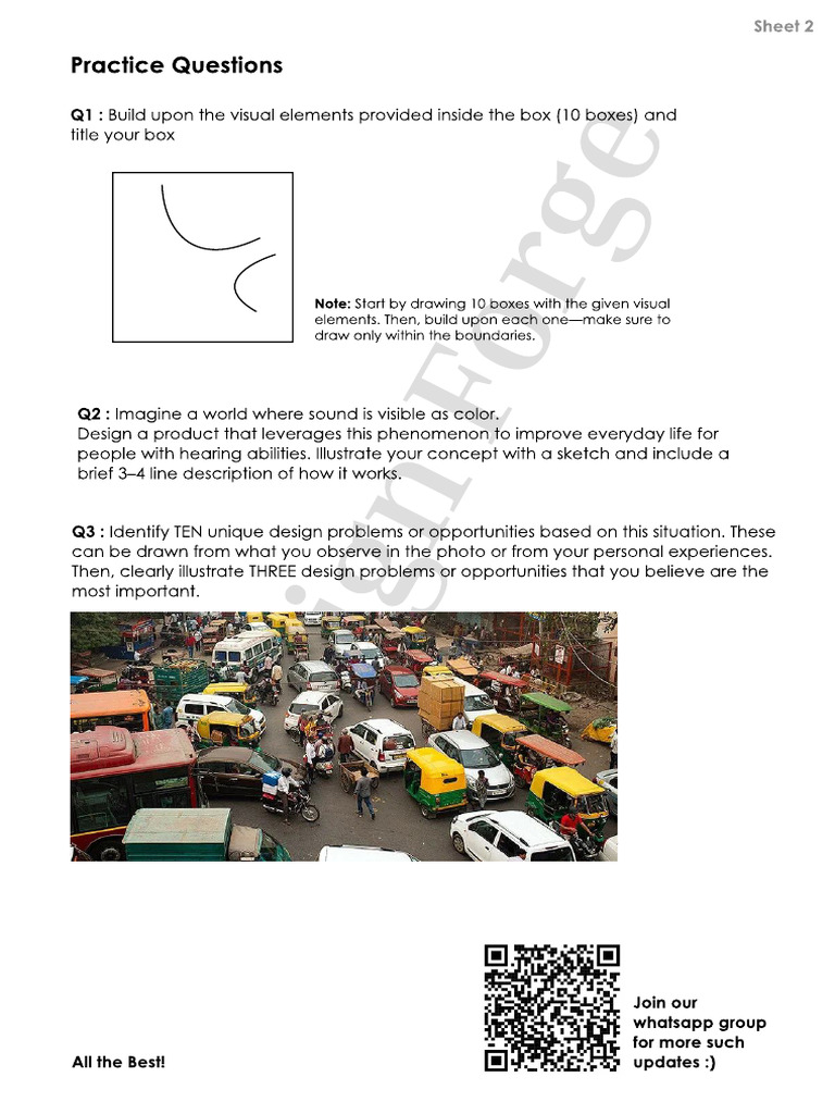 DesignForge - Practice Questions 2 | PDF