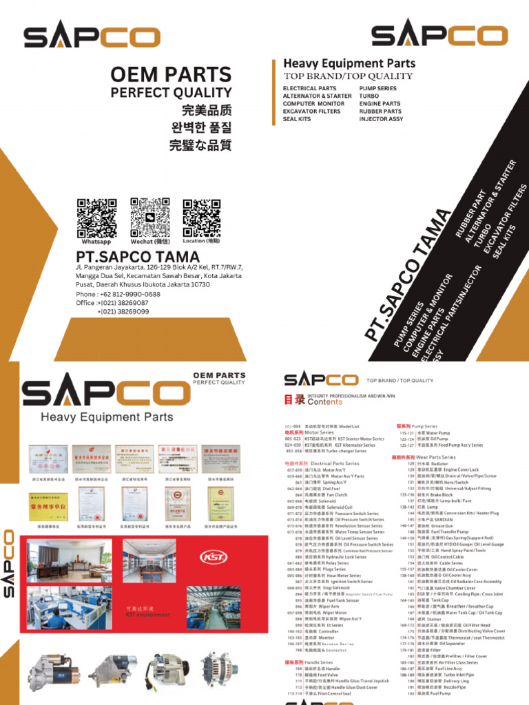 PT. Sapco Tama - Full Product Catalogue | PDF