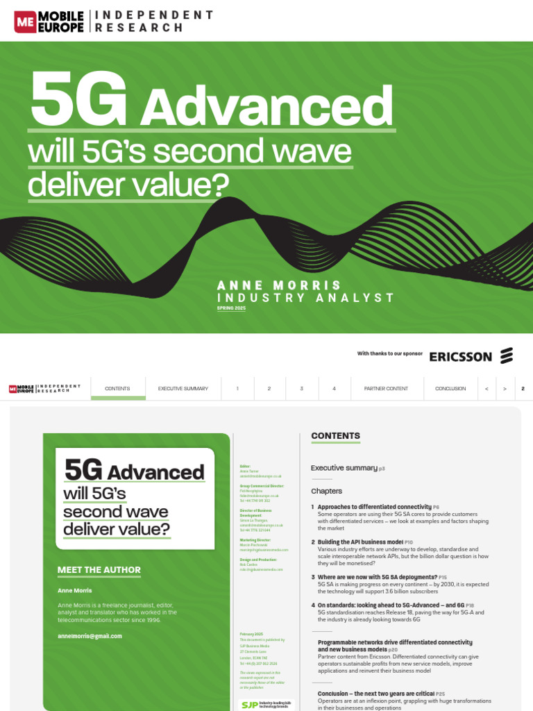 5G Advance-Will 5G's Second Wave Deliver Value? | PDF