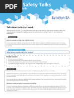 Clean As You Go Safety Talk PDF | PDF | Housekeeping | Hazards