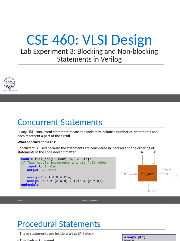 CSE460 Lab-3 Presentation | PDF | Software Development | Computer Science