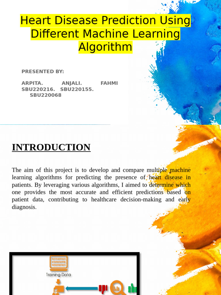 Heart Disease Prediction PPT | PDF | Machine Learning | Applied Mathematics