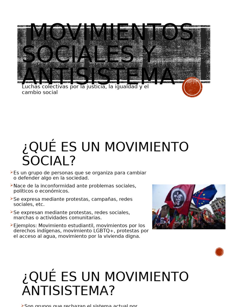 Movimientos Sociales y Antisistema | PDF | Ciencias Políticas ...