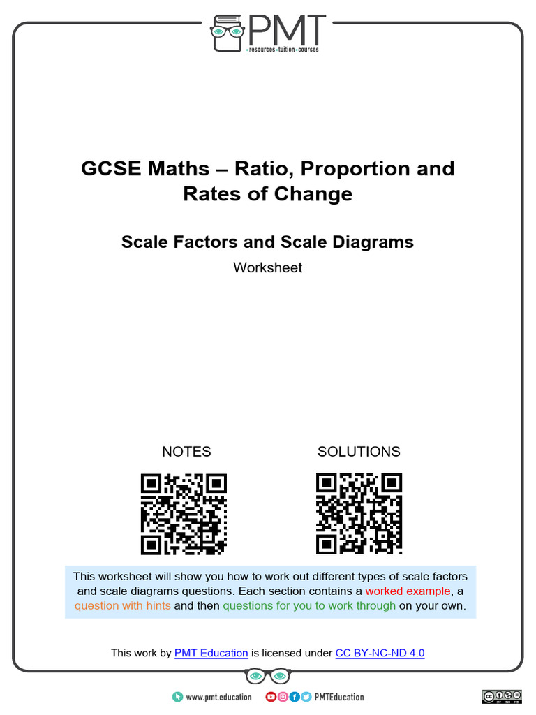 Calculating Scale Factors in Geometry | PDF | Length | Shape
