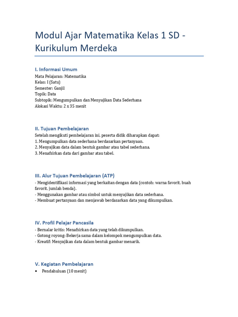 Modul_Ajar_Matematika_Revisi_Metode_Belajar | PDF