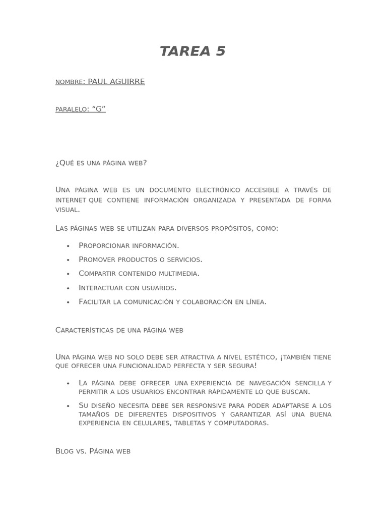 Leccion 6 Paul Aguirre | PDF