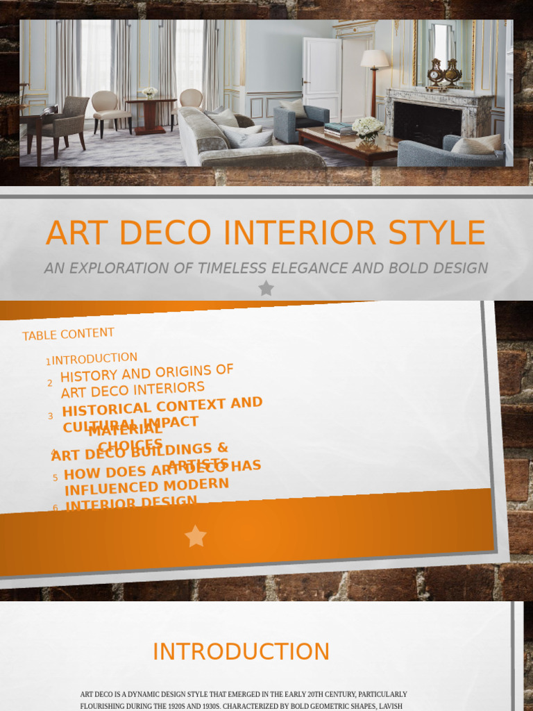 Art Deco Interior Style | PDF | Art Deco | Interior Design
