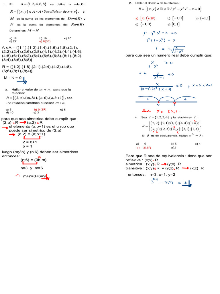 Semana 10 Matematica Ii Ades Solucion | PDF