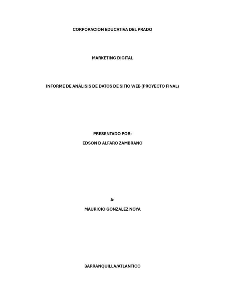 hoja de presentacion | PDF | Posicionamiento en buscadores | Script Java