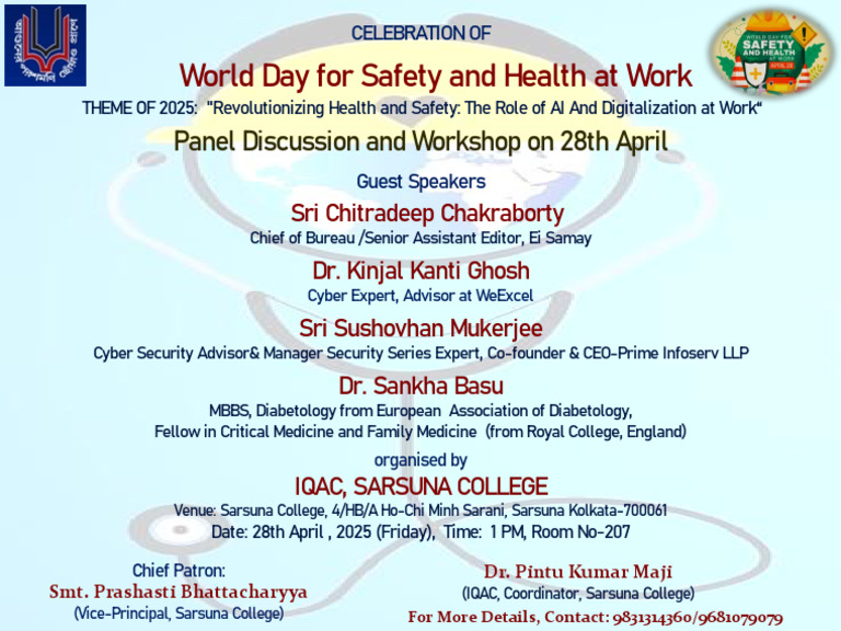 World Day For Safety and Health at Work-1 | PDF
