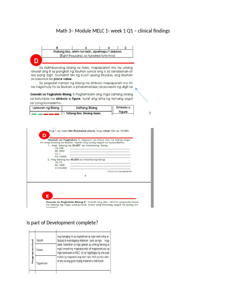 Math 3 Module For Quarter 1 Findings | PDF