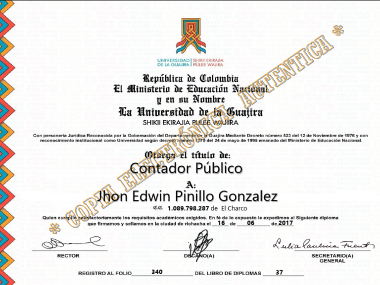 Titulo de Contador Publico | PDF