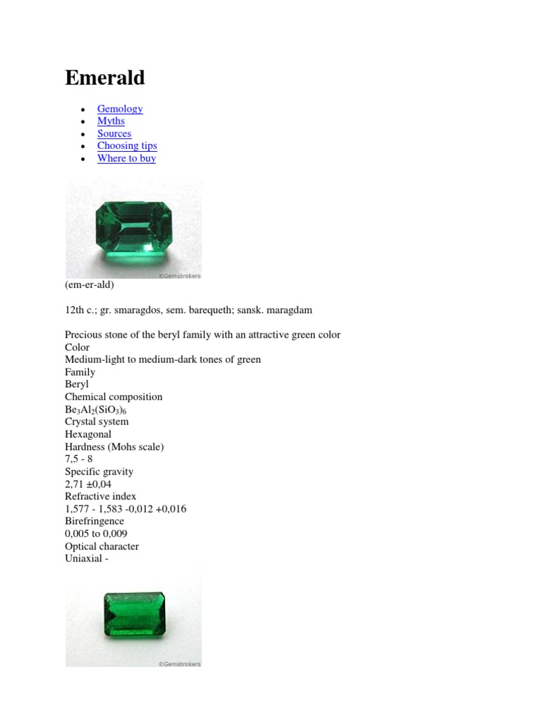 Gems | PDF | Gemstone | Diamond