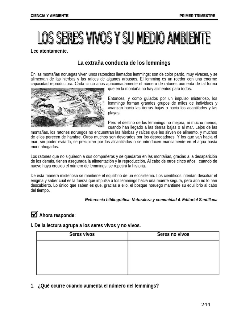 CIEN. AMB | PDF | Ecosistema | Ecología